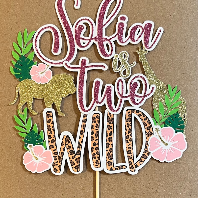 Jungle Cake Topper - Etsy