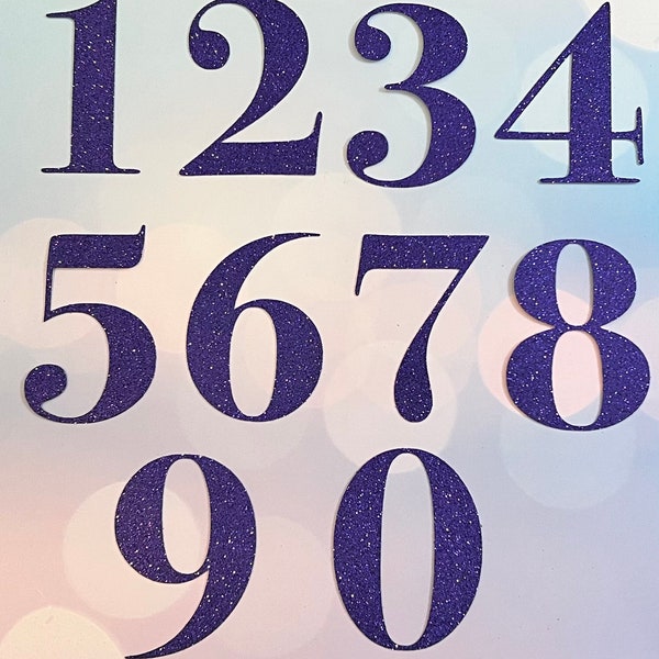 Number Cake Topper - Etsy