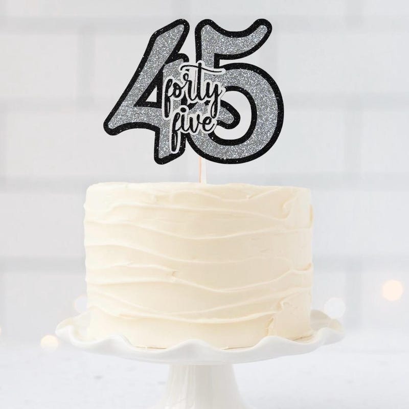 45th Birthday Cake - Etsy