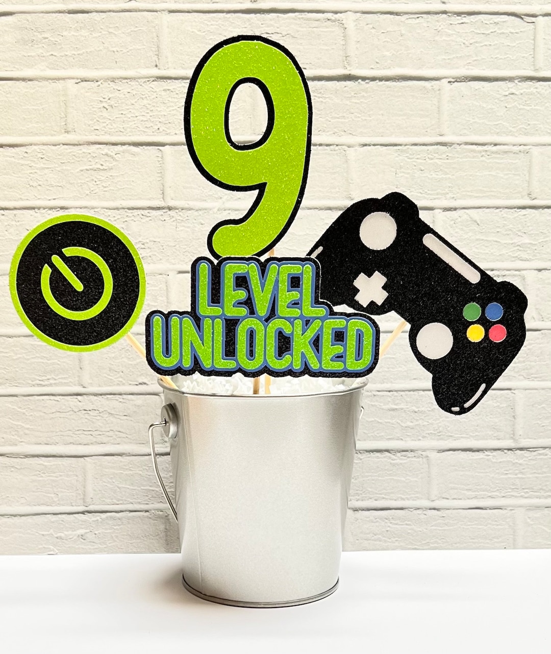 Video Game Centerpiece Set Gamer Birthday- Any Number - Etsy