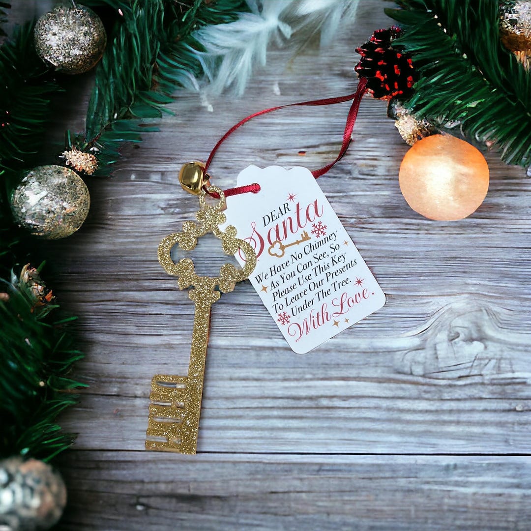 Santa’s Magic Key, Santa’s Magic Key Ornament, Santa’s Key - Etsy