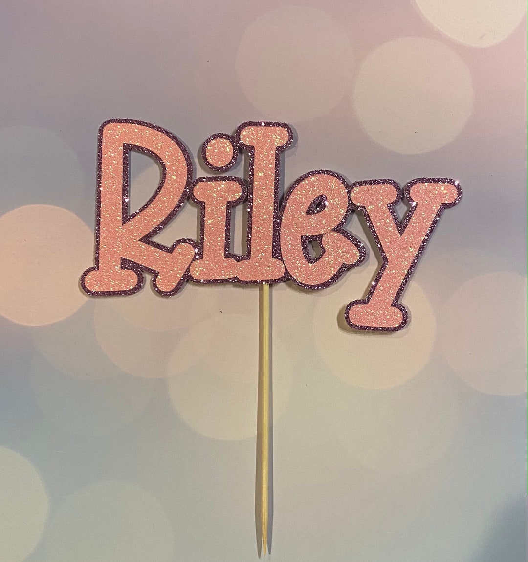 Personalized Name Cake Topper- Any Name - Etsy