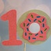 10th Birthday Donut Cake Topper -number 10 Donut - Tenth Birthday Donut ...