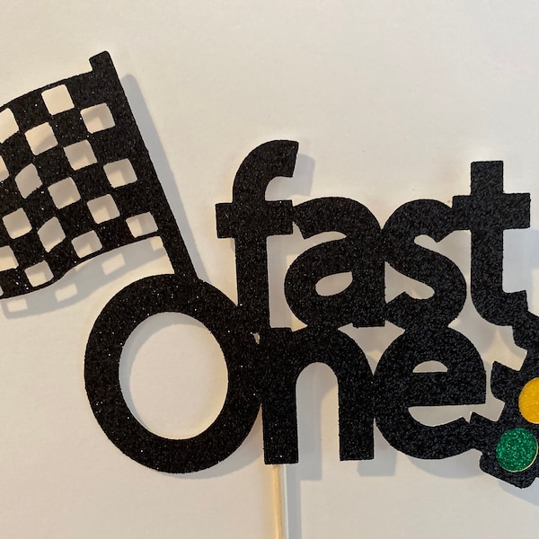 Fast One Cake Topper Svg - Etsy