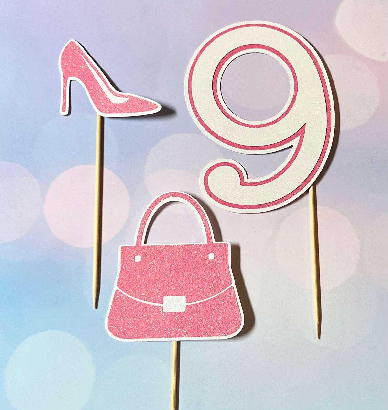 Personalized Doll Glitter Cake Topper Set Barbi Cake Topper Set More ...