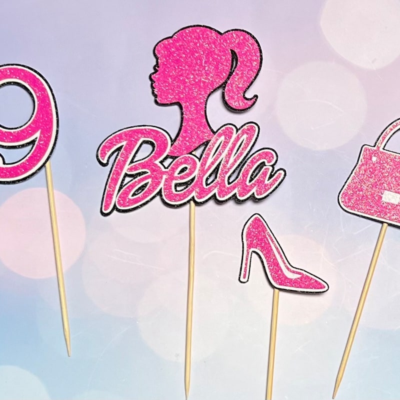 Barbie Cake Toppers - Etsy