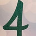 Birthday Number Cake Topper Number Cake Topper More Colors - Etsy