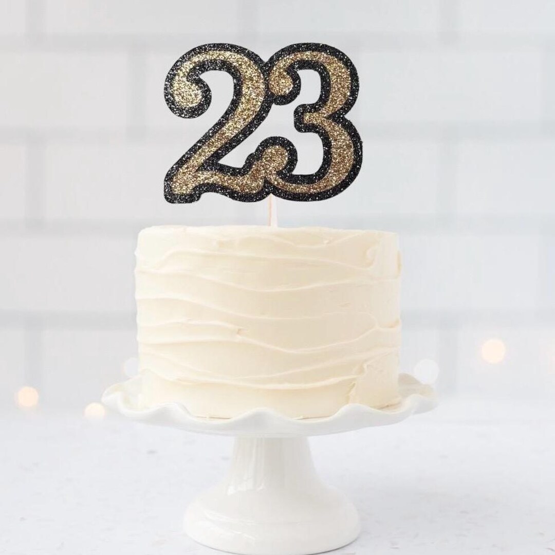 Number 23 Cake Topper - More Colors. 23rd Birthday Cake Topper 23rd ...