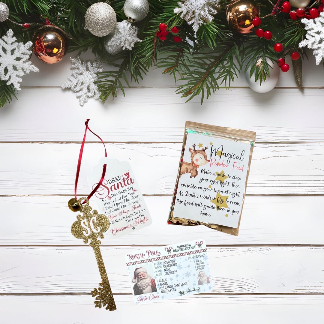 Christmas Eve Box Bundle. Santa’s Magic Key, Reindeer Food, Santa’s ...