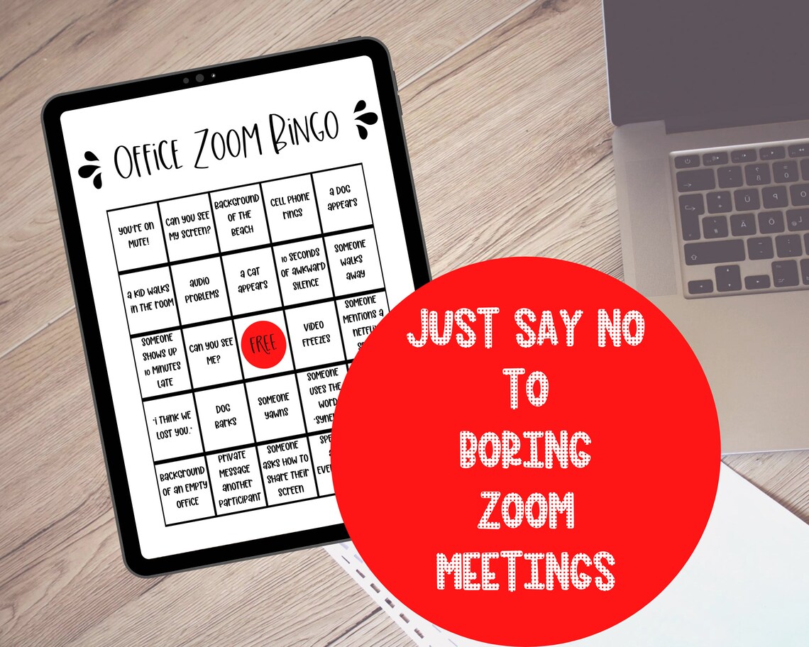 Office Zoom Bingo | Printable - Etsy