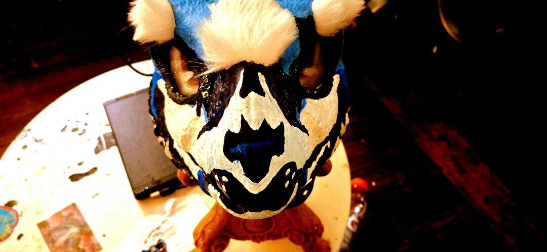 DINO MASK PREORDER Painted Commisions (bat, Dino Mask or Skull Dog) for ...