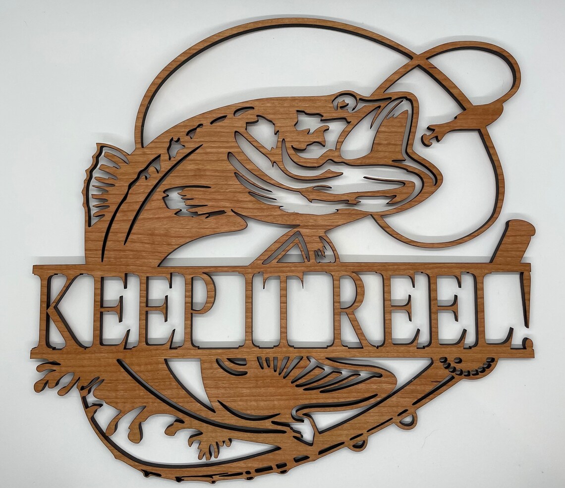 Fishing Wall Art Personalized Laser Cut - Etsy