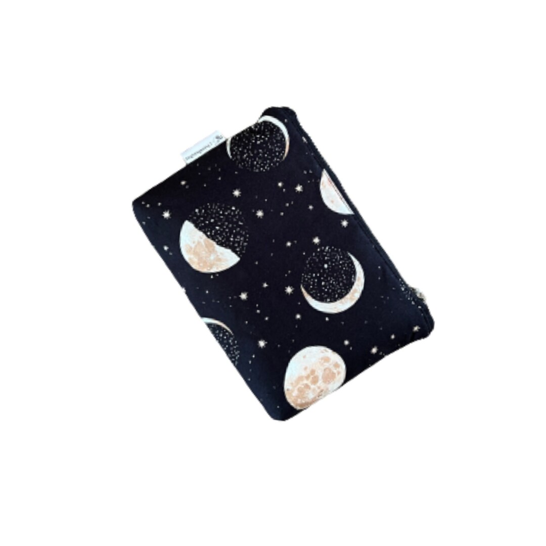 Moon Small Zipper Pouch, Celestial Travel Pouch, Moon Phases Small ...