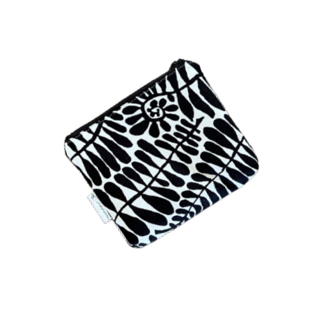 Black and White Period Bag, Sanitary Pouch, Small Wet Bag, Cloth Pad ...