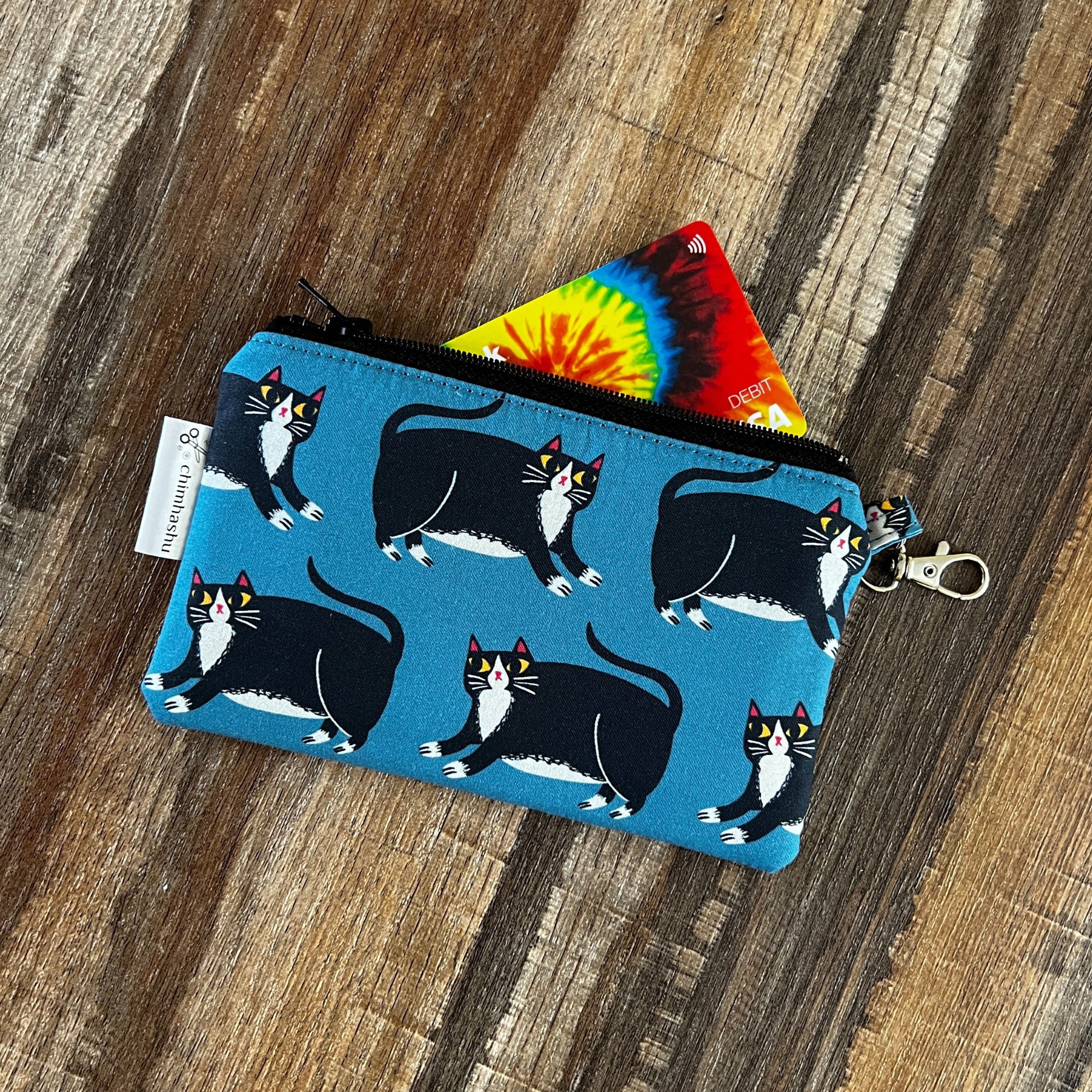 Womens Coin Pouch, Small Cat Coin Purse, Keychain Coin Pouch, Small ...
