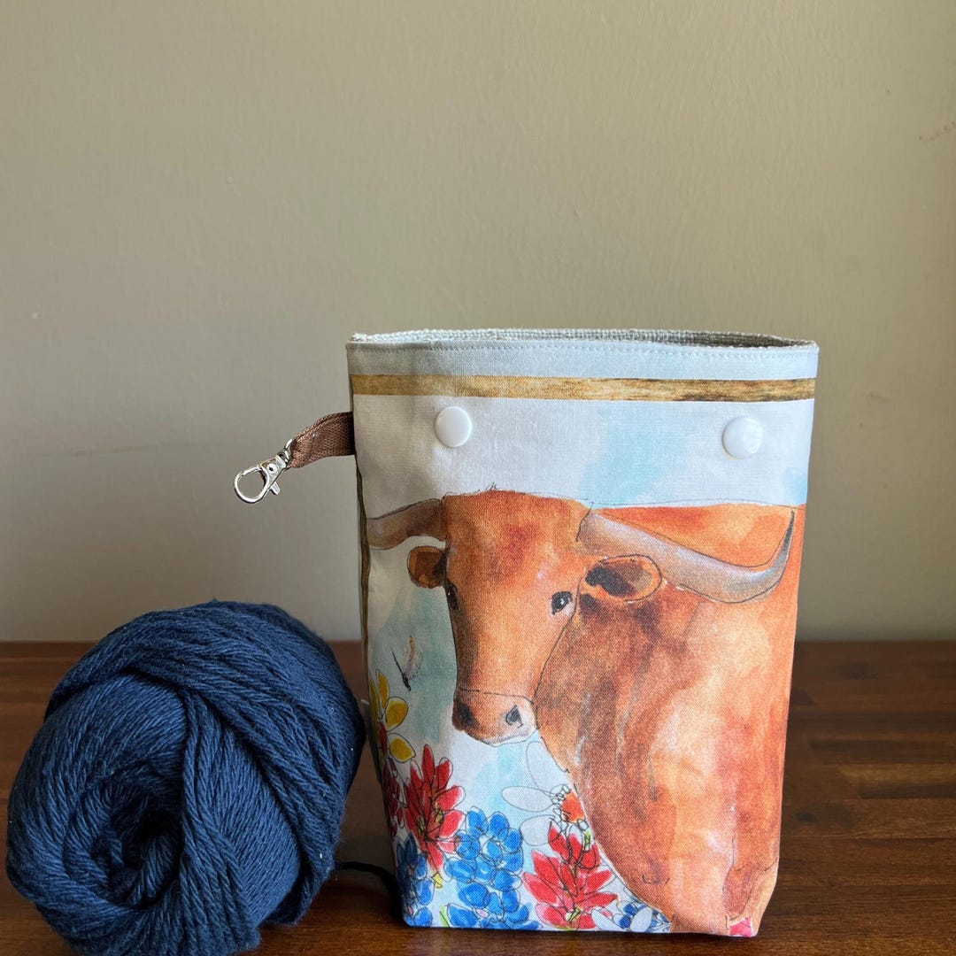 Long Horn Yarn Holder, Yarn Keeper, Yarn Storage, Yarn Skein Holders ...