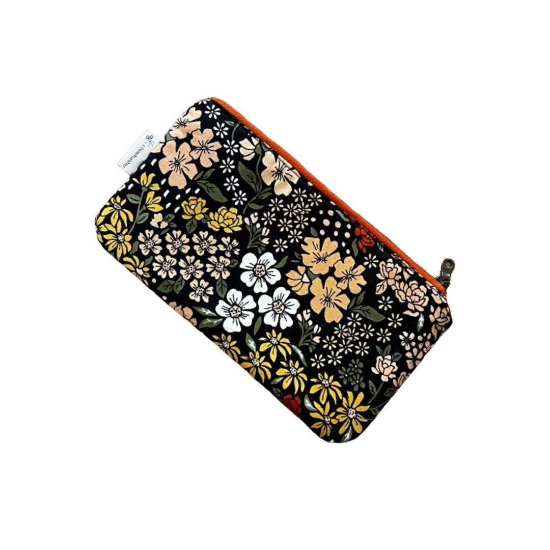 Woodland Small Zipper Pouch , Floral Small Pouch With Zipper ...