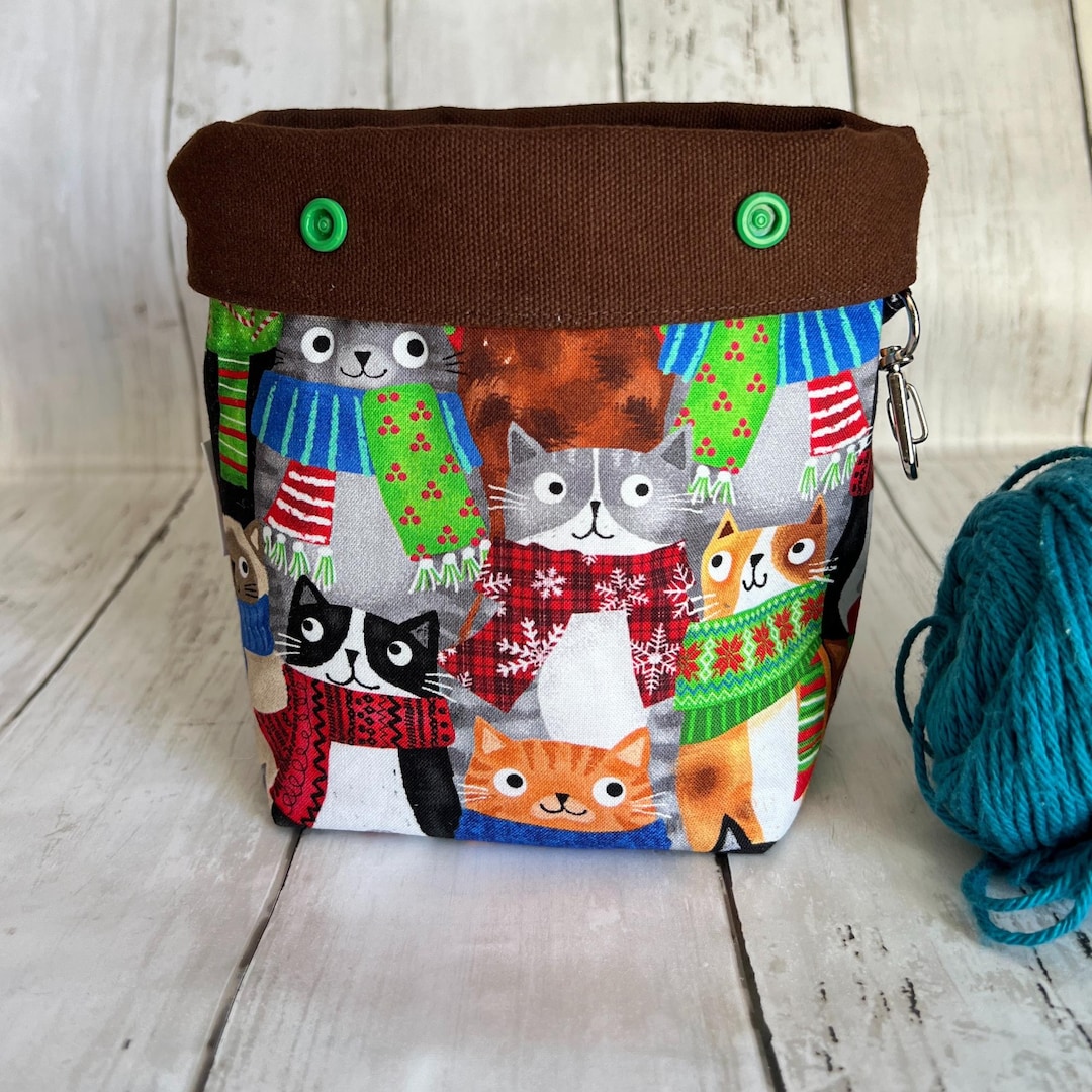 Cats Yarn Holder, Yarn Keeper, Yarn Storage, Yarn Skein Holders, Yarn ...