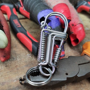 Minimalist Unique Wire Wrapped High Quality Stainless Steel Carabiner ...