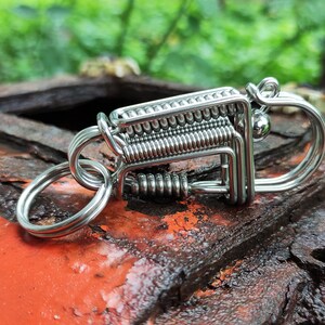 Minimalist Unique Wire Wrapped High Quality Stainless Steel Carabiner ...