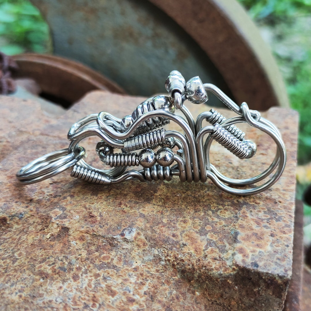 Motorcycle Key Chains, Handmade Motorcycle Key Chains, Free Gifts, Men ...