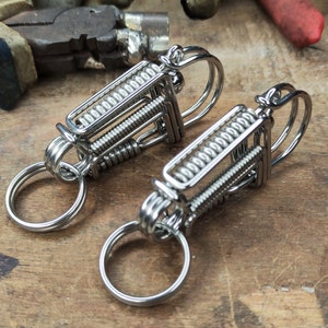 Minimalist Unique Wire Wrapped High Quality Stainless Steel Carabiner ...