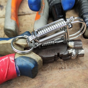 Minimalist Unique Wire Wrapped High Quality Stainless Steel Carabiner ...