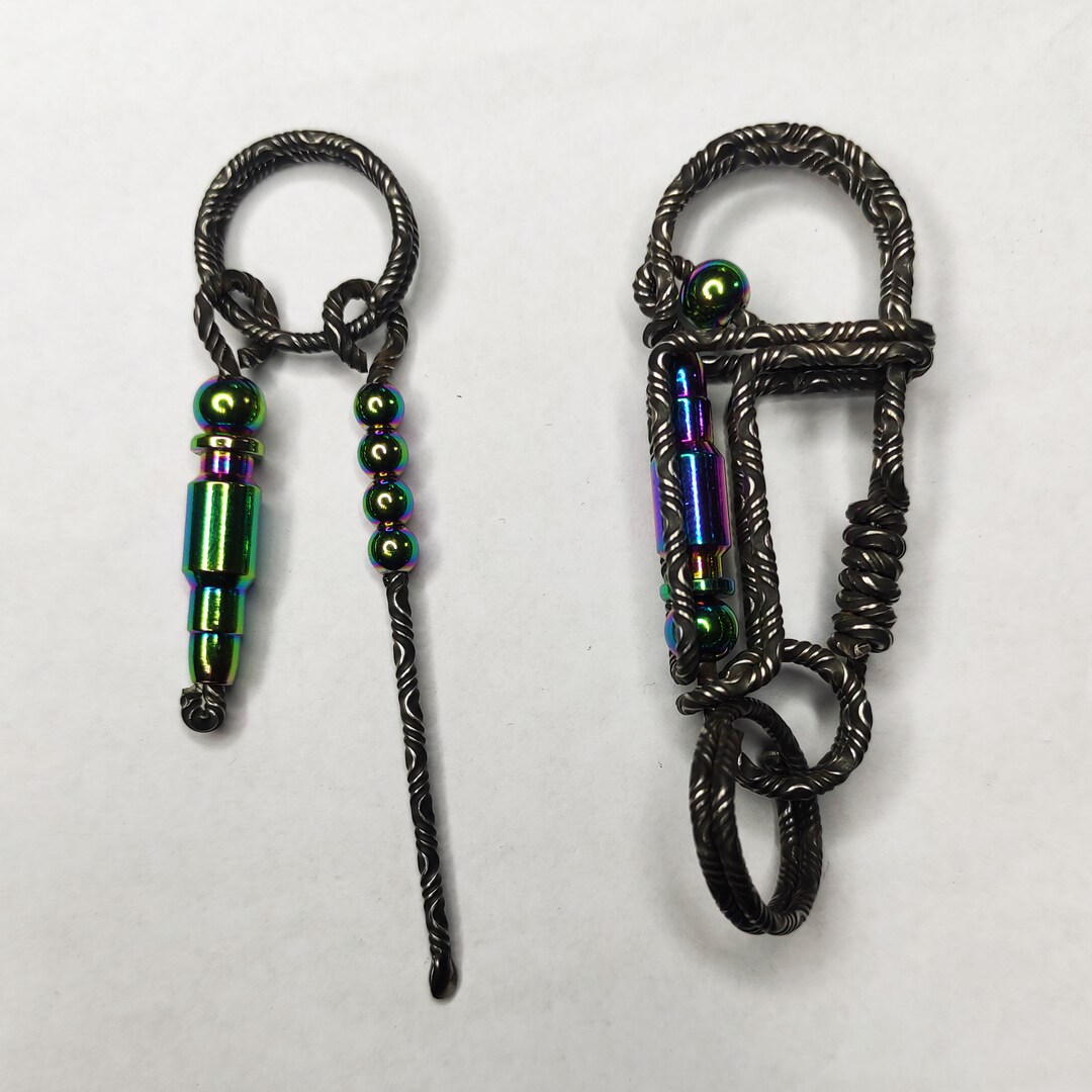 Damascus Handmade Keychain Birthday Gift | Keychain Groomsmen Gift ...