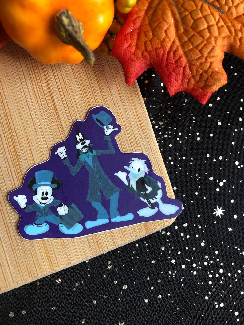 Haunted Mansion Hitchhiking Ghosts Disney Mickey Goofy - Etsy