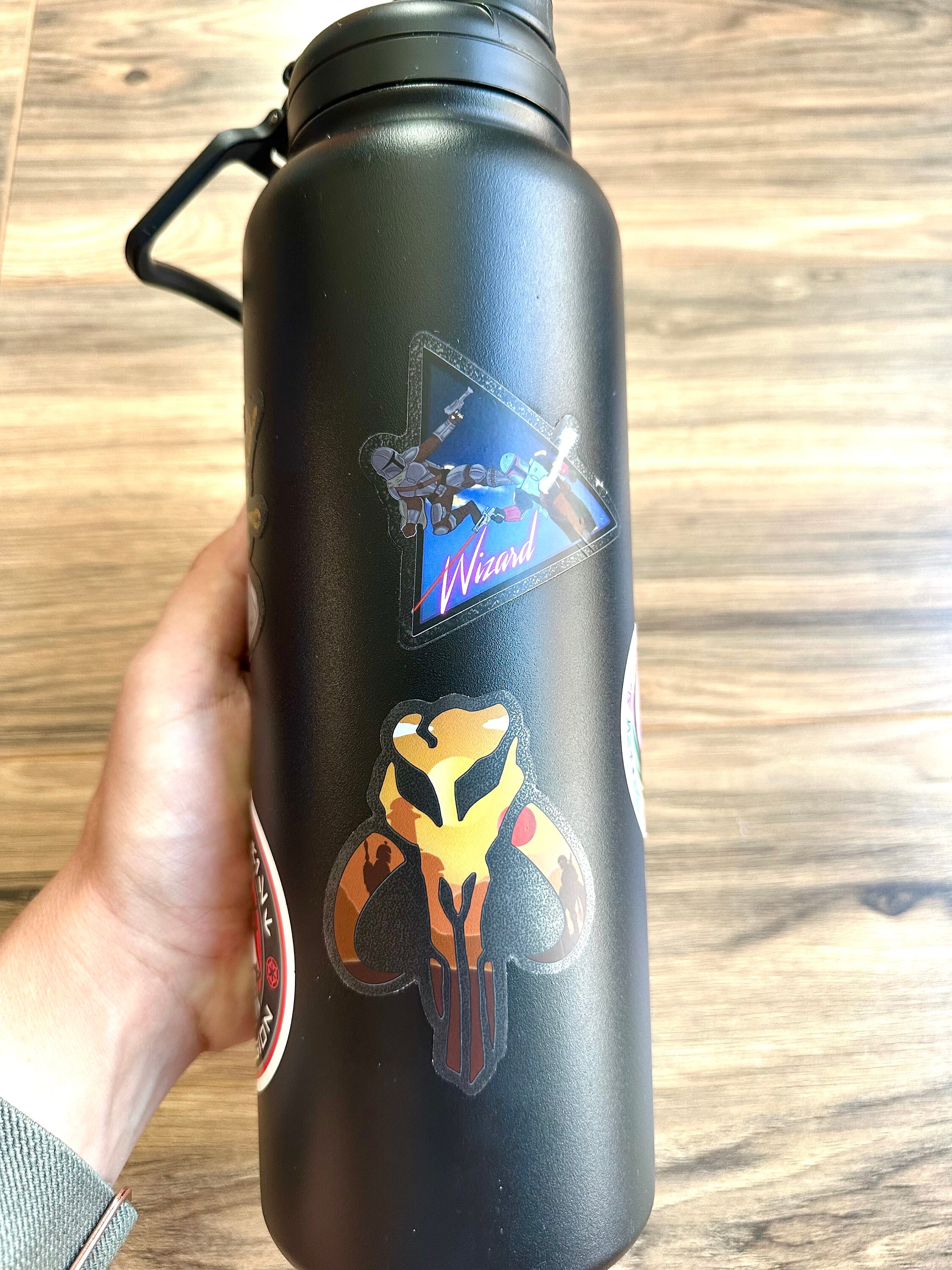 Mandalorian Mythosaur Skull Vinyl Sticker/ Boba Fett Din Djarin Star ...