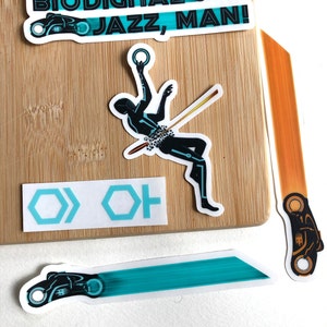Tron Biodigital Jazz Lightcycle Transparent Sticker/ Tron Legacy Water ...