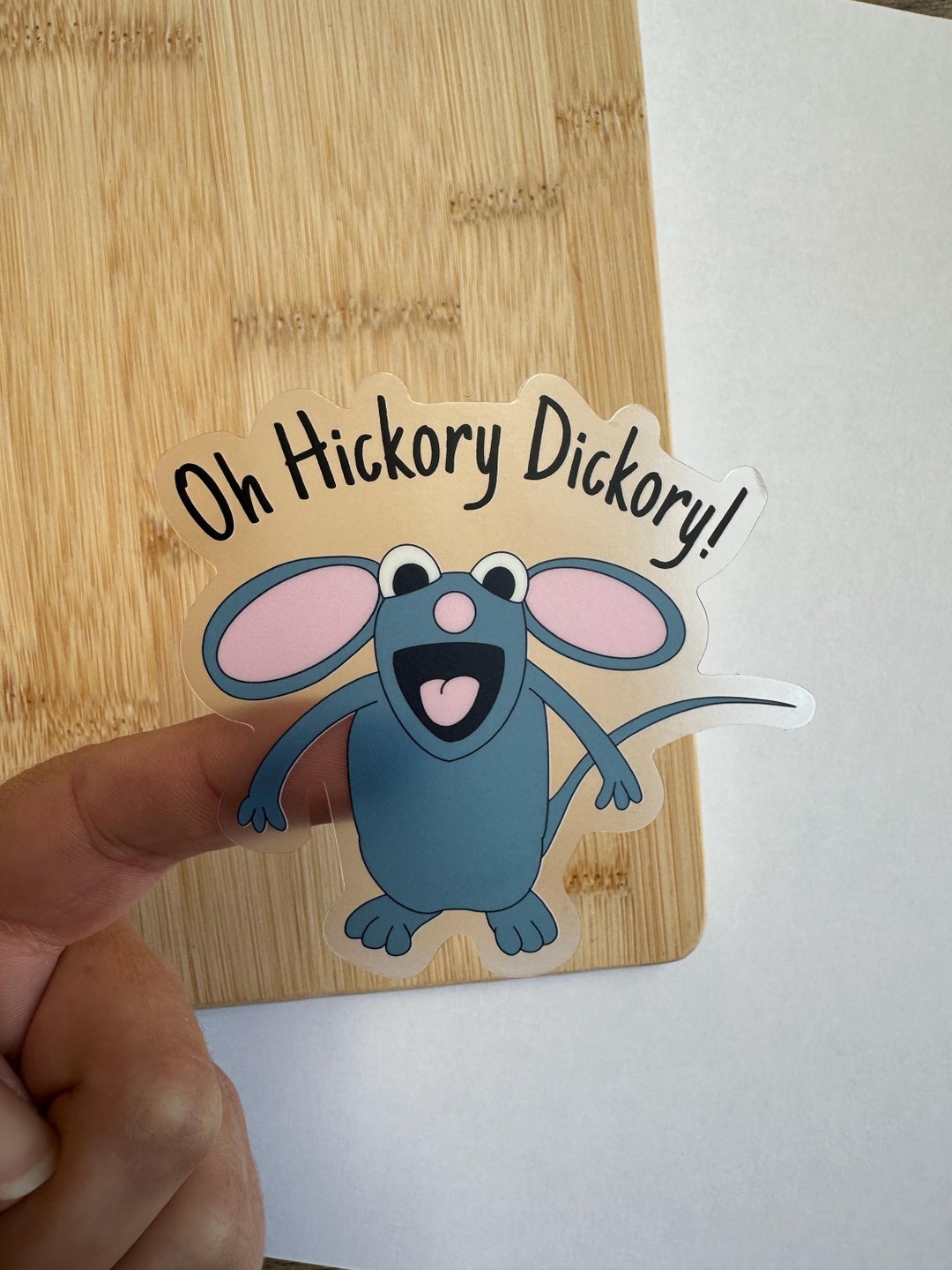 Tutter the Mouse Sticker: Bear in the Big Blue House, Waterproof Vinyl ...