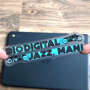 Tron Biodigital Jazz Lightcycle Transparent Sticker/ Tron Legacy Water ...