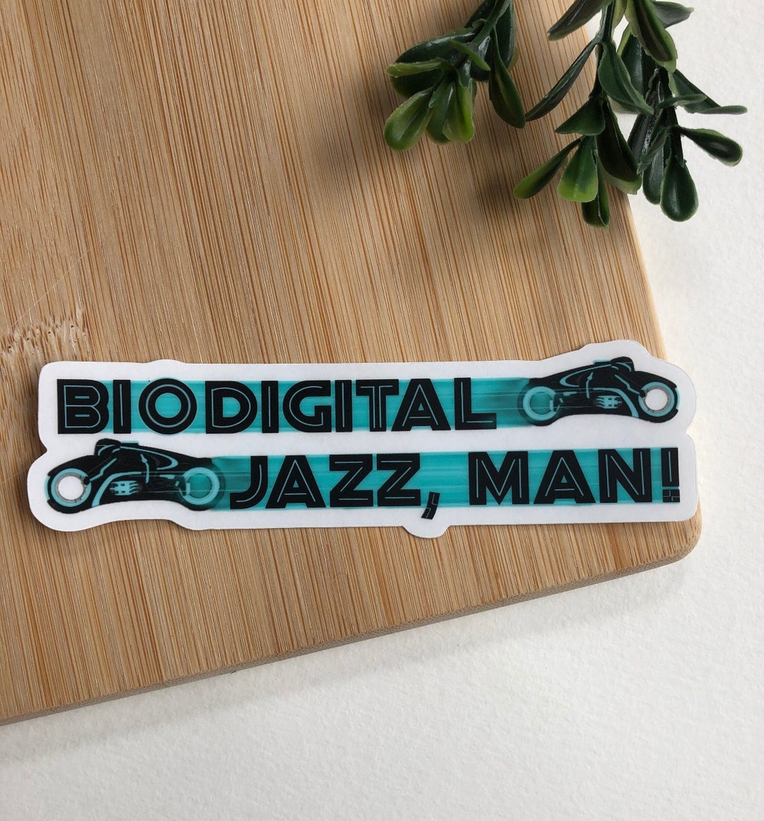 Tron Biodigital Jazz Lightcycle Transparent Sticker/ Tron Legacy Water ...