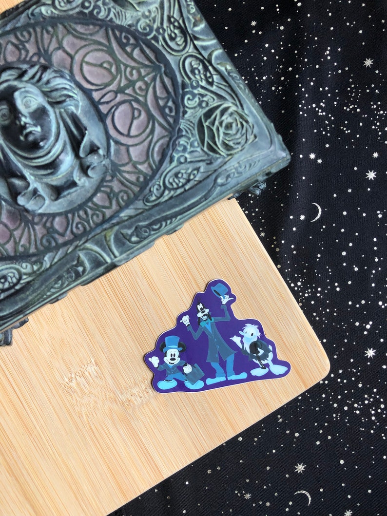 Haunted Mansion Hitchhiking Ghosts Disney Mickey Goofy - Etsy