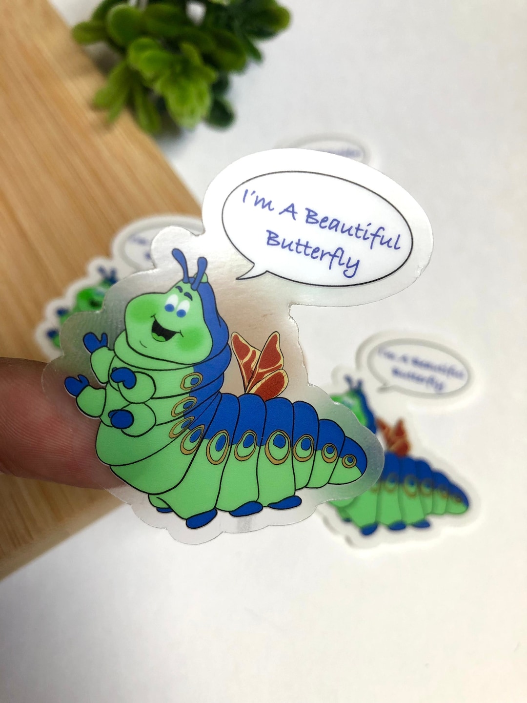 Heimlich Caterpillar Vinyl Sticker - Bug's Life Inspired - Etsy