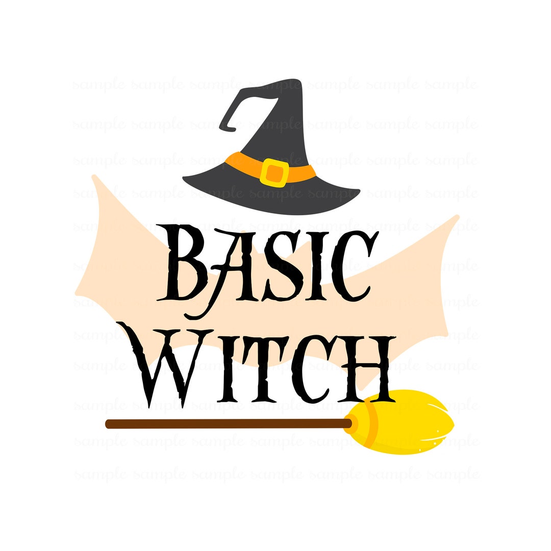 Basic Witch. PNG File. Sublimation. Digital File. Instant Download. D9 ...