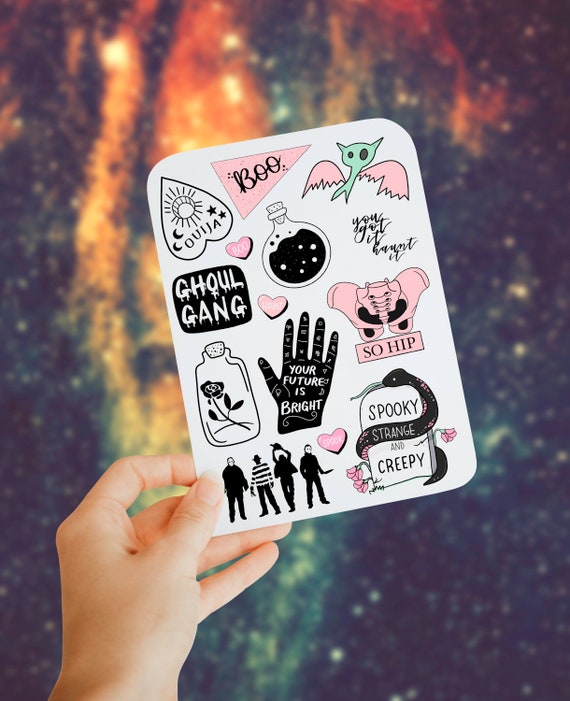 Ghoul Sticker Sheet | Etsy