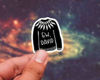 Schitts Creek / David Rose Lightning Bolt Sweater Sticker - Etsy