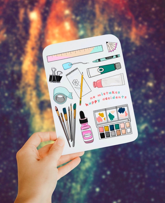 Art Sticker Sheet | Etsy