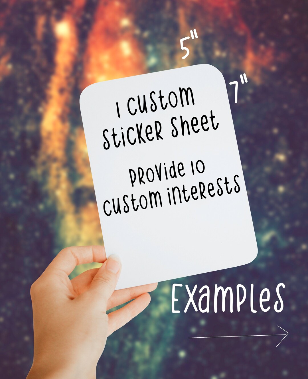 Custom Gift 1 Sticker Sheet - Etsy