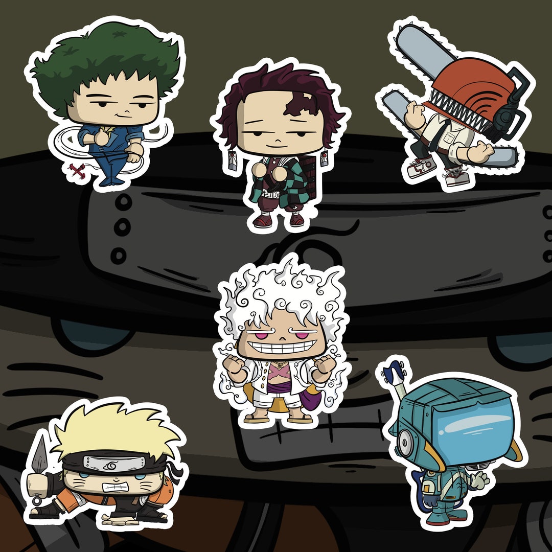 Anime Toons Sticker Pack - Etsy