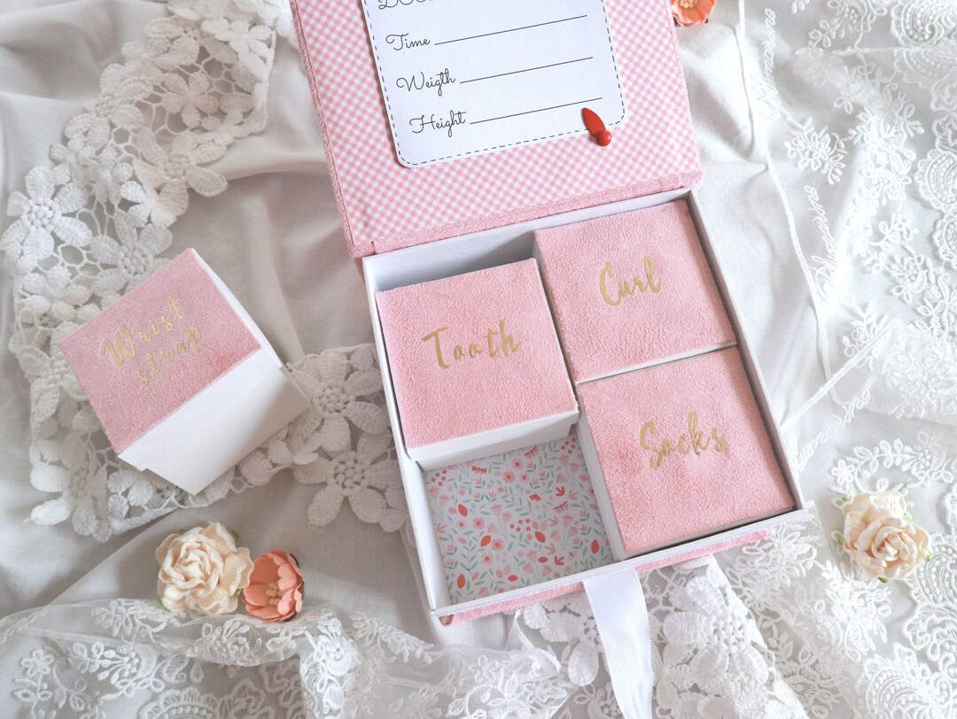 Personalized Baby Keepsake Box Bear Lion Elephant Memory Box for Kids ...