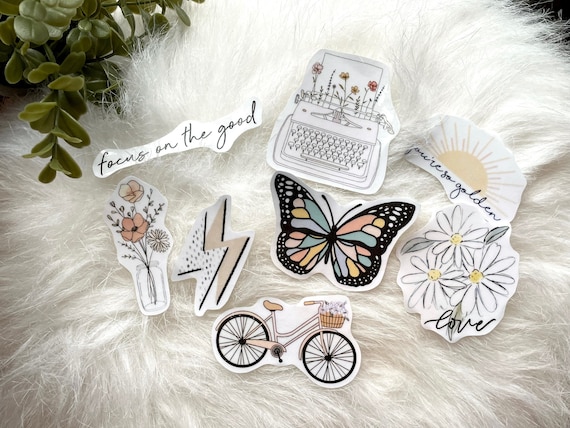 Boho Spring Sticker Pack Sticker Set Sticker Bundle - Etsy