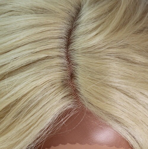 EXTRA LONG Human Hair Blend Lace Front Wig 38 Curly | Etsy