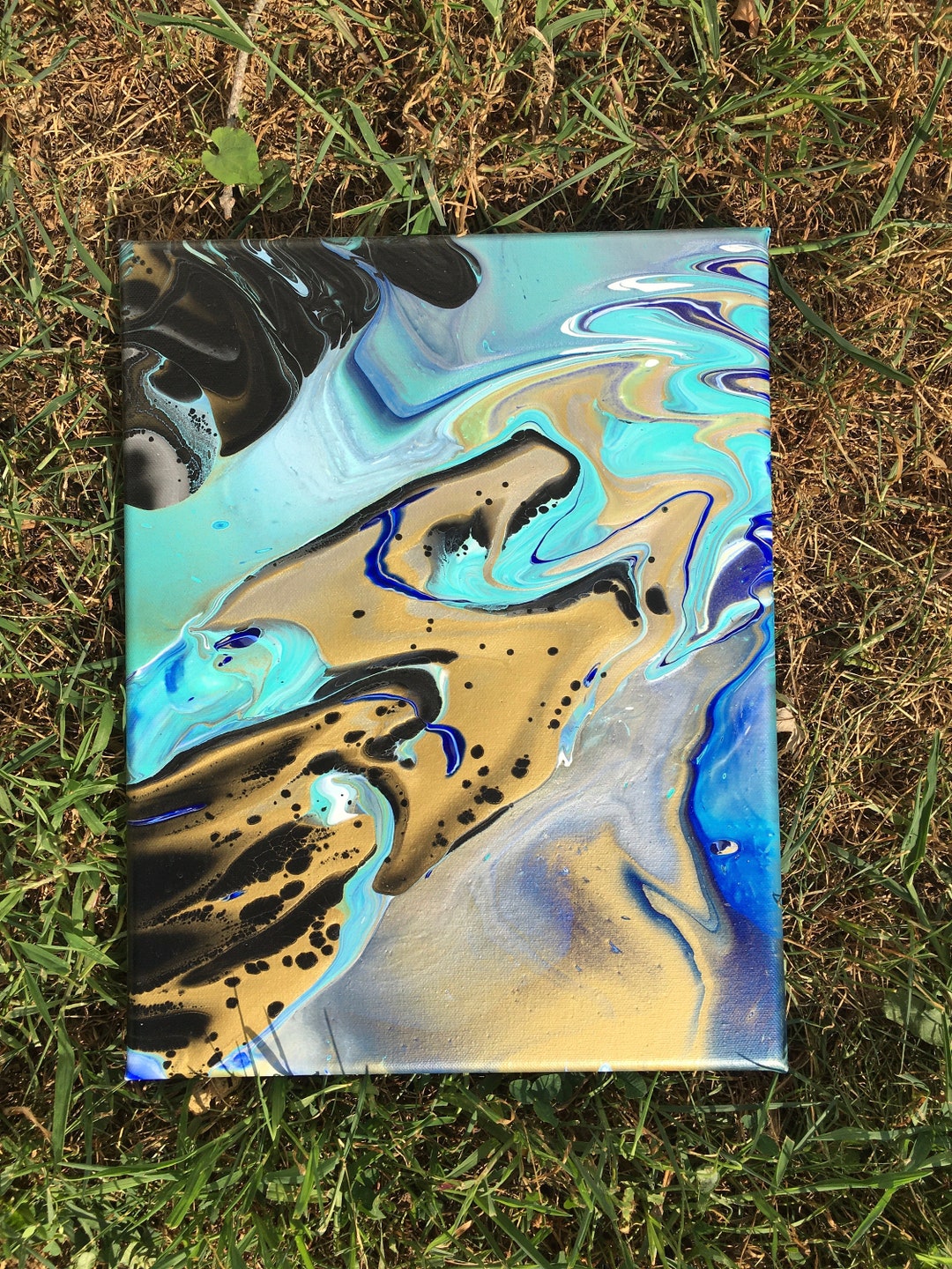 Trippy Marble Painting - Etsy