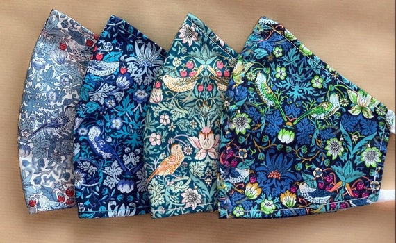 Liberty Print Face Mask Face Mask Adjustable Mask | Etsy