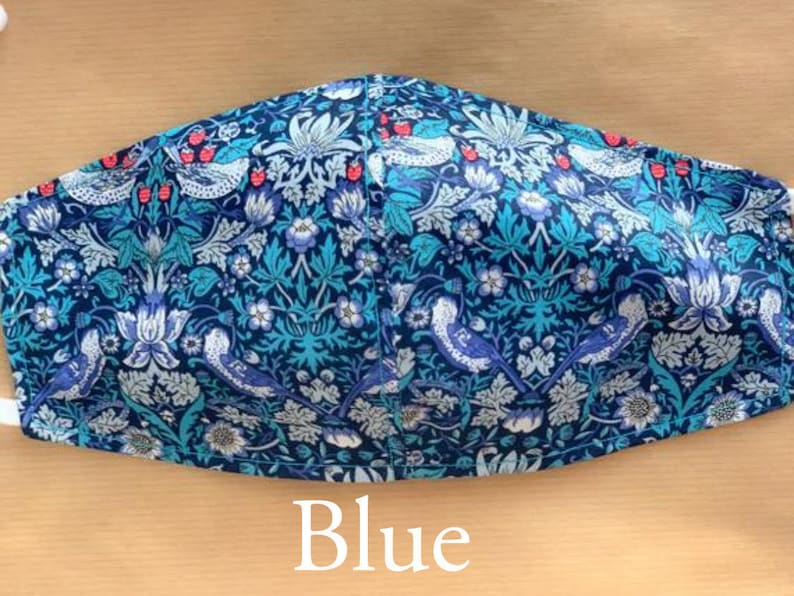 Liberty Print Face Mask Face Mask Adjustable Mask - Etsy