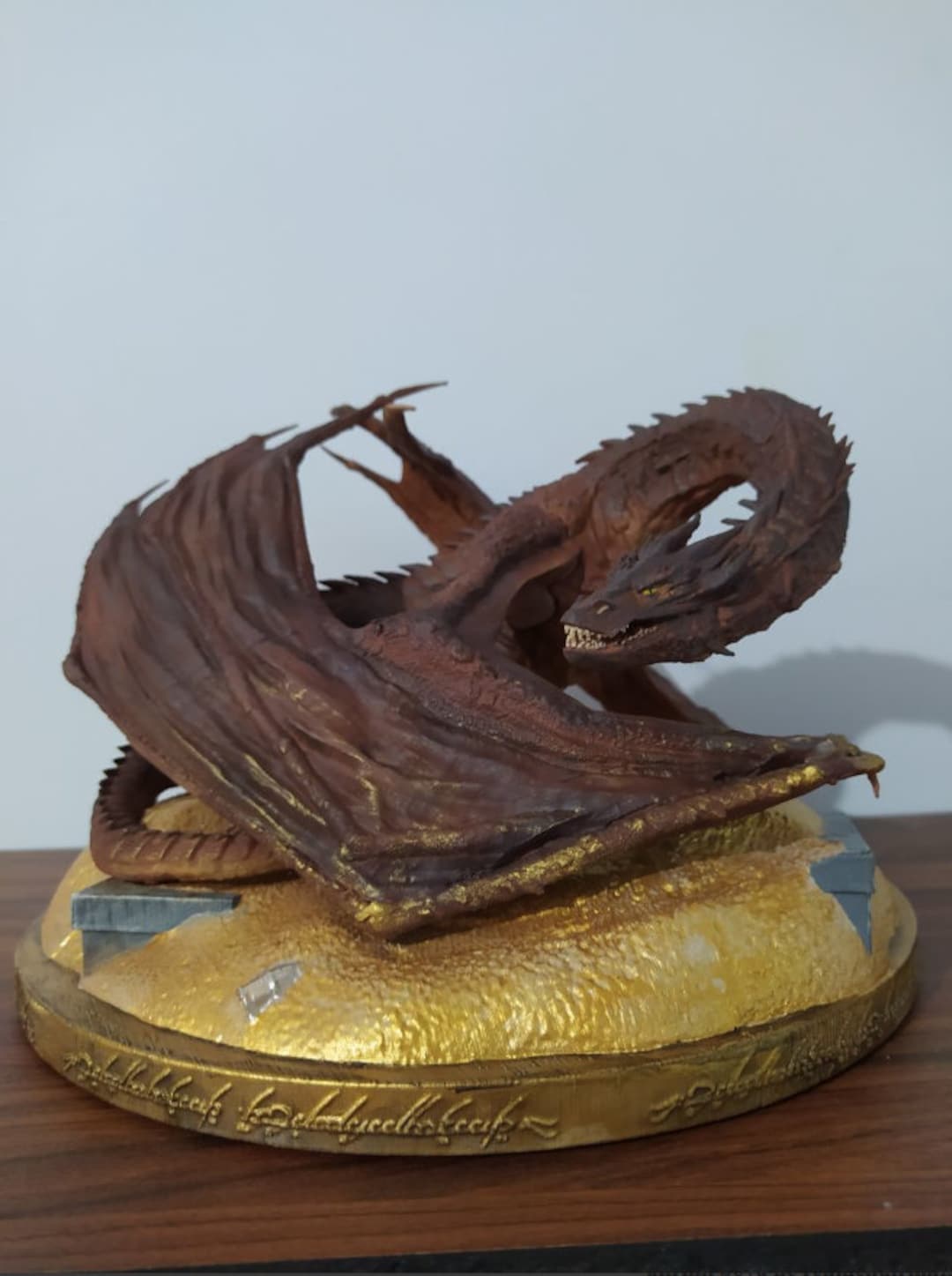 The Lord of the Rings Smaug Dragon 3d Figure - Etsy