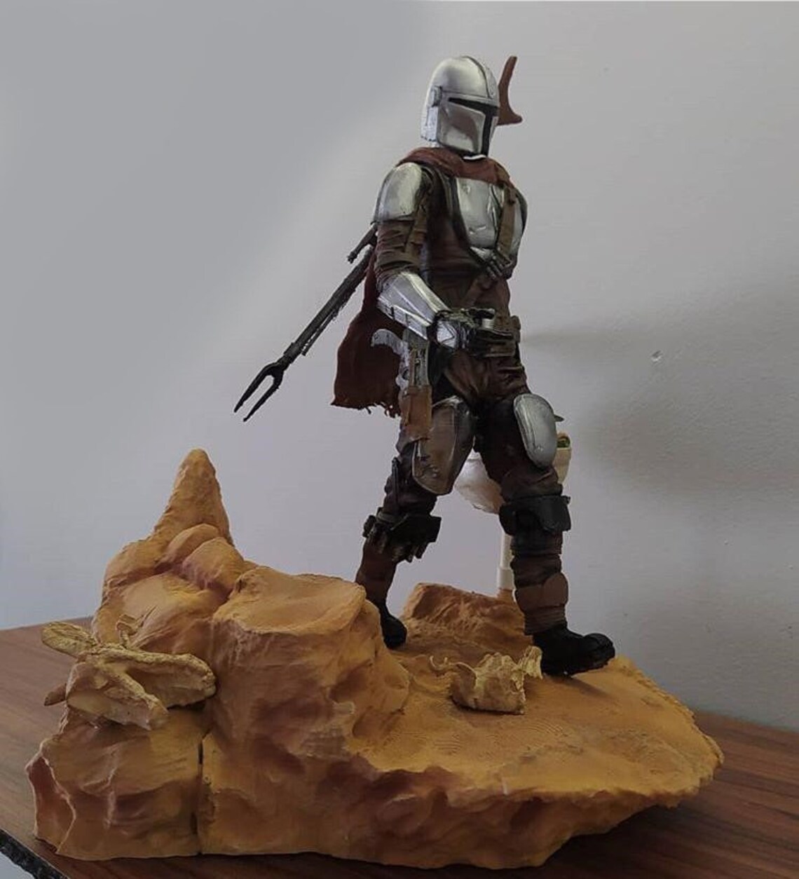 Star Wars. Mandalorian 3d Mandalorian Figure. One of the Scary - Etsy
